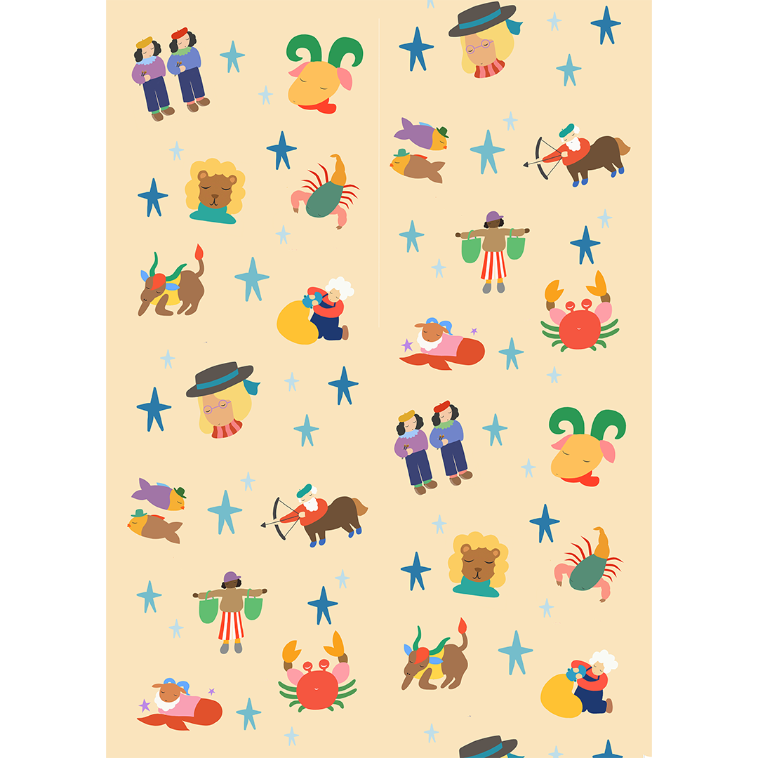 IMPERFECT* Star-sign Wrap – Wolfnoodle